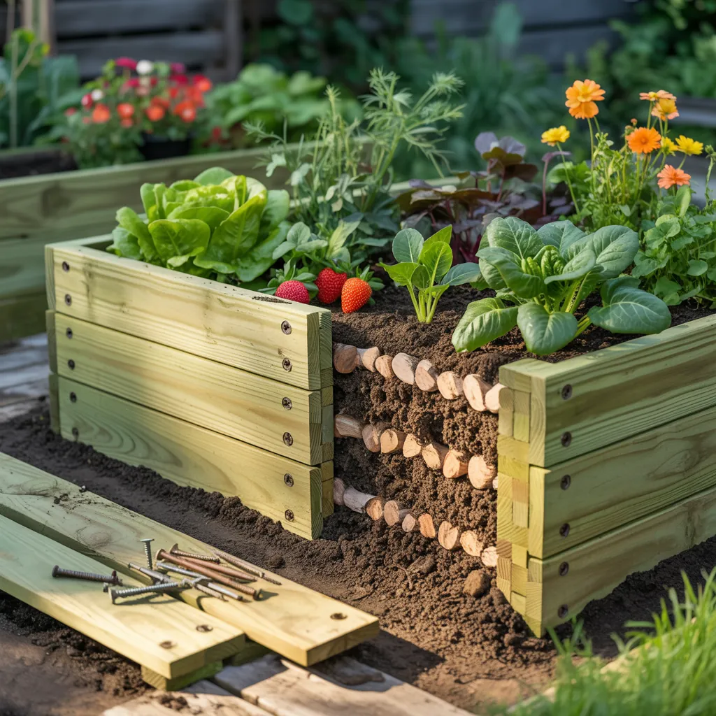 Erstaunlich Hochbeet Selber Bauen Anleitung Bilder